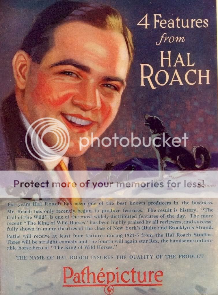 Hal Roach Studio ads - SilentComedyMafia.com